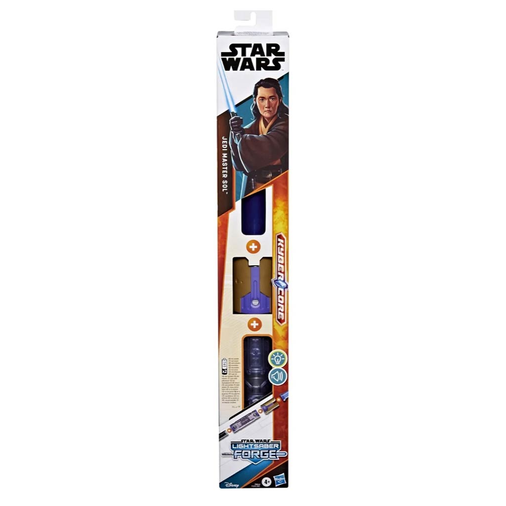 Star Wars Lightsaber Forge Jedi Master Sol sabie laser electronică ...